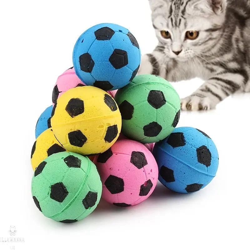 Cat Rubber balls - 10 pack - Illawarra Cat Rescue Support Shop