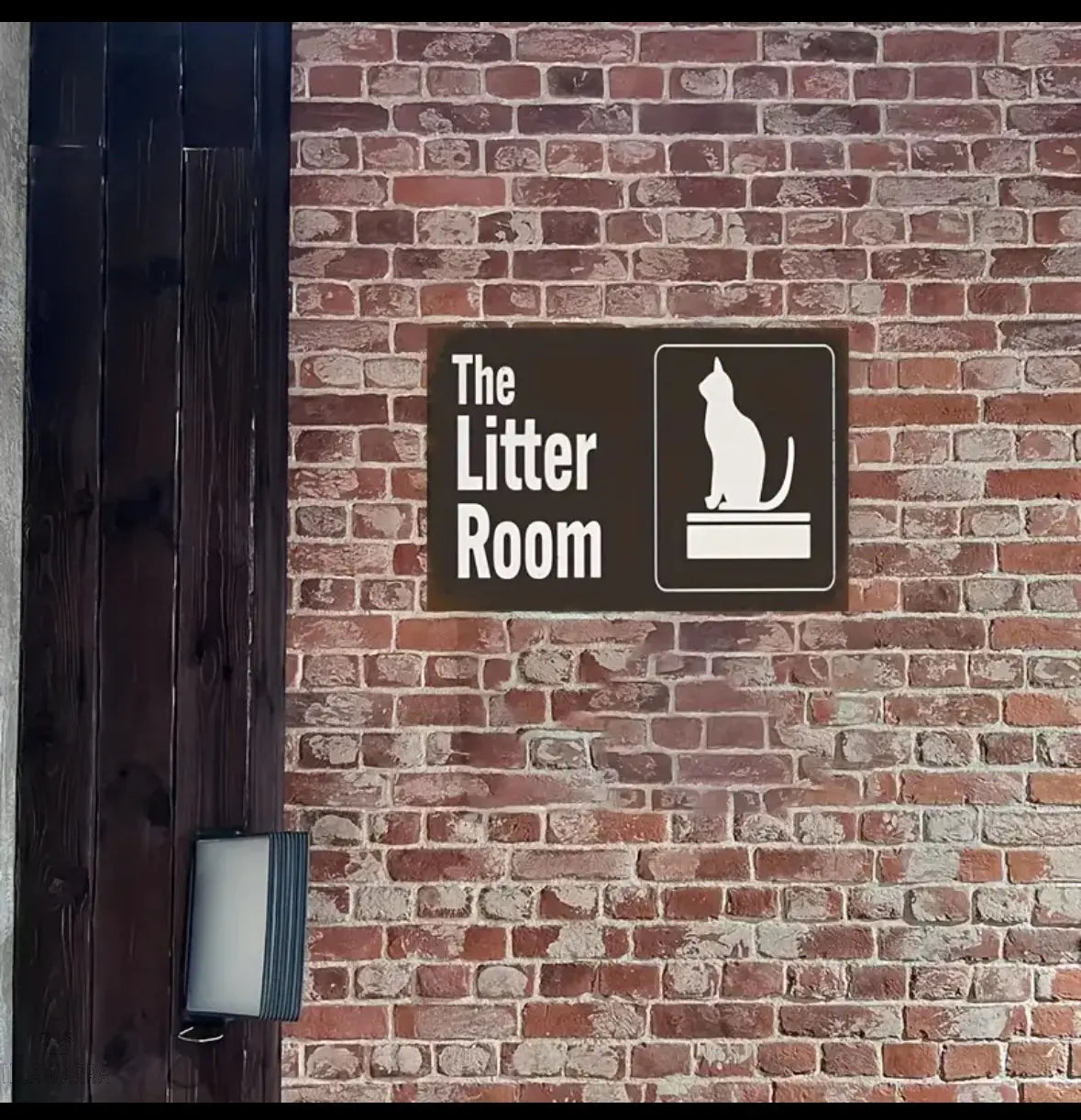 The Litter Room Metal Sign - Illawarra Cat Rescue Support Shop
